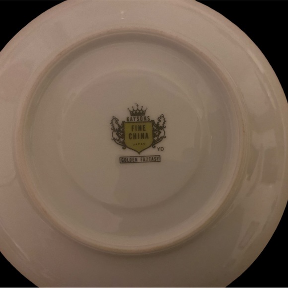 Kaysons Fine China | Dining | Set Of 6 Vintage Kaysons Golden Fantasy ...